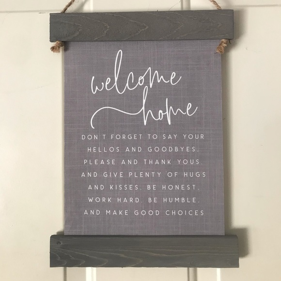 Sincere Surroundings | Wall Decor | Sincere Surroundings Welcome Home ...